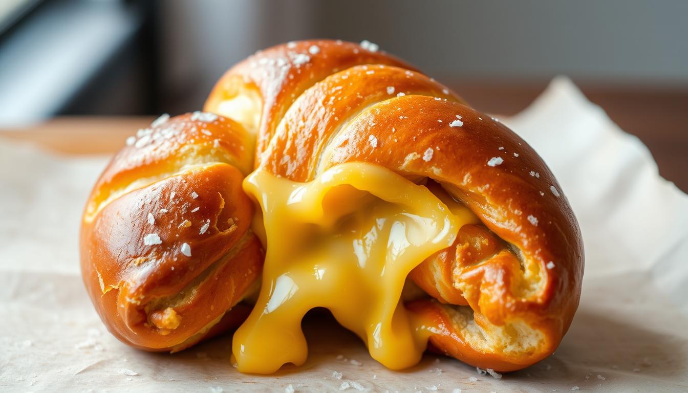 Delicious Giant Cheese-Stuffed Pretzel Recipe
